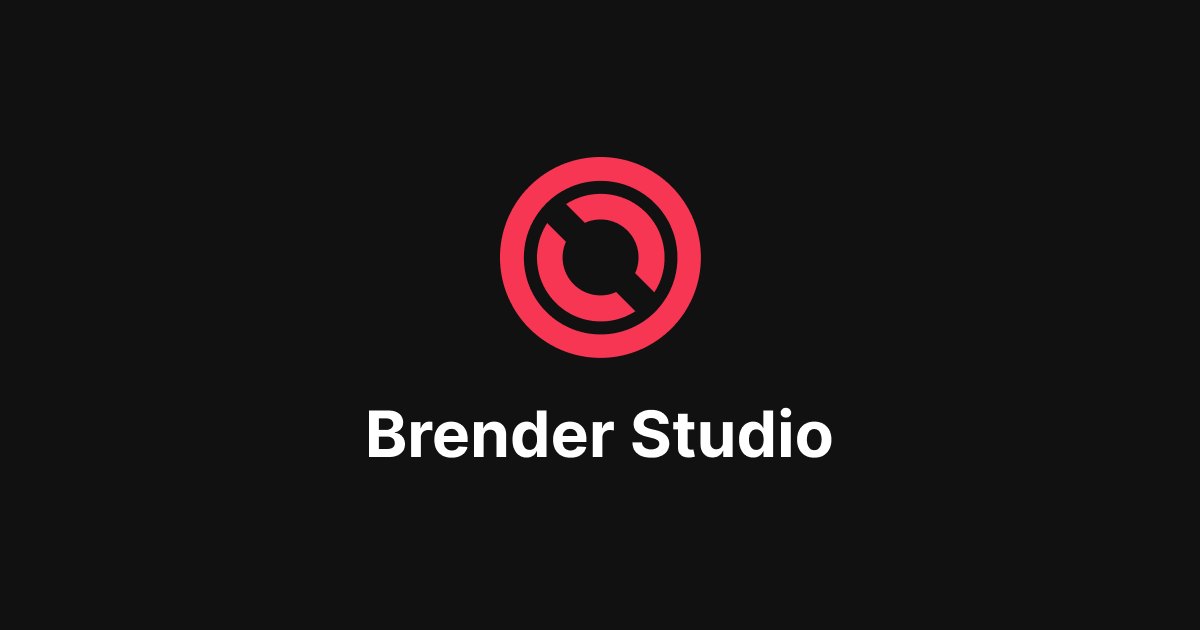 Installation - Brender Studio